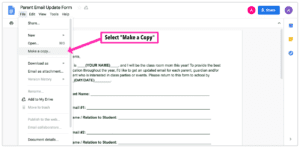 How to Use Google Docs to Edit Templates | Room Mom Rescue