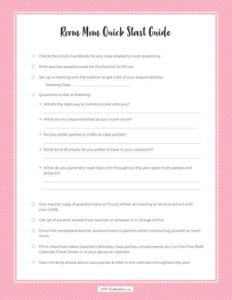 Templates | Room Mom Rescue