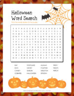 Free Printable Halloween Word Search for 2nd, 3rd & 4th Graders | Room ...