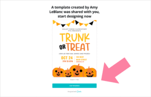 Trunk or Treat Flyer Template (Free to Edit & Customize for Your Event!)