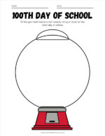 100th Day of School Gumball Machine | Room Mom Rescue