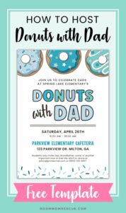 Hosting Donuts With Dad: A Guide for Success | Room Mom Rescue