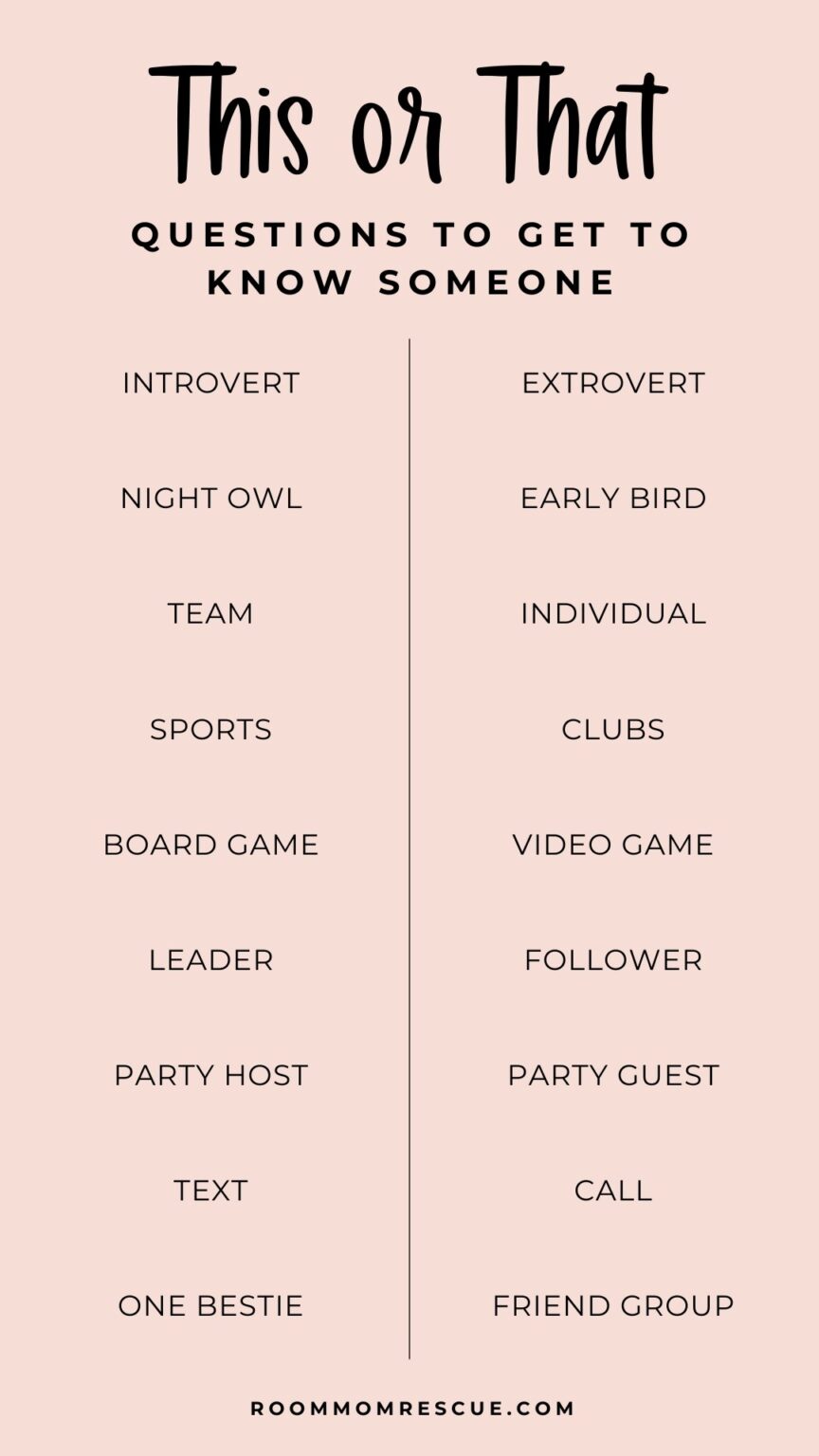 400+ Fun This or That Questions To Play | Room Mom Rescue