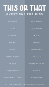 400+ Fun This or That Questions To Play | Room Mom Rescue