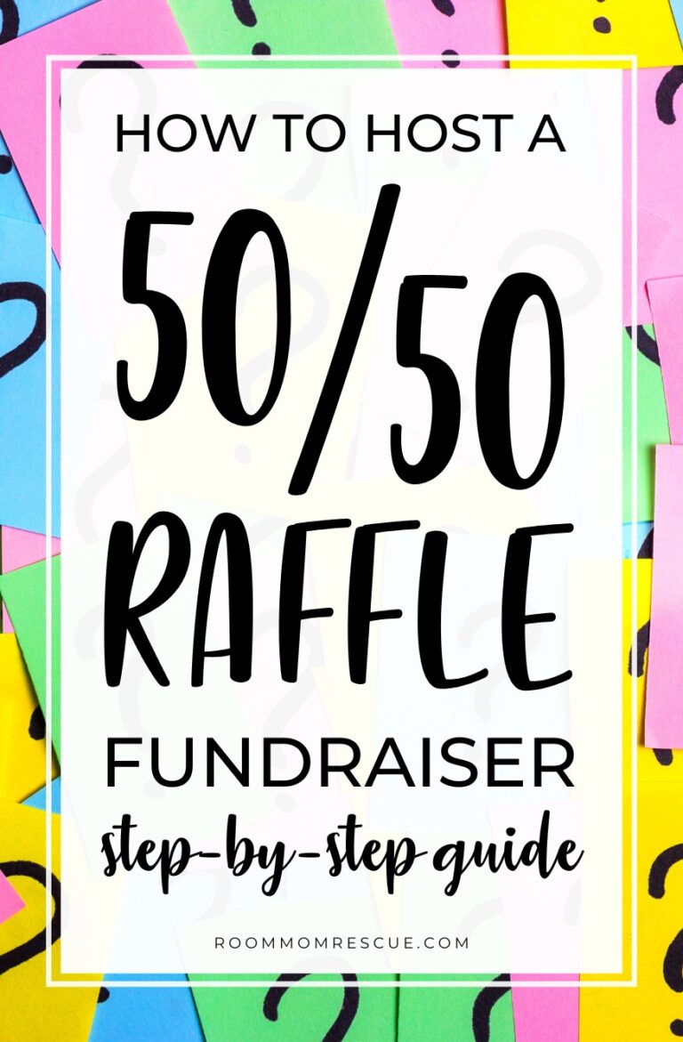Hosting a Successful 50/50 Raffle: In-Person and Online | Room Mom Rescue