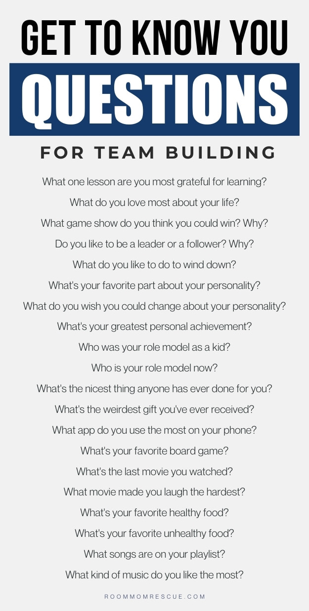 Best 400 Get to Know You Questions to Get Conversations Started | Room ...