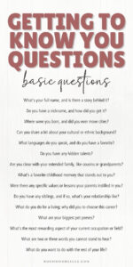 Best 400 Get to Know You Questions to Get Conversations Started | Room ...