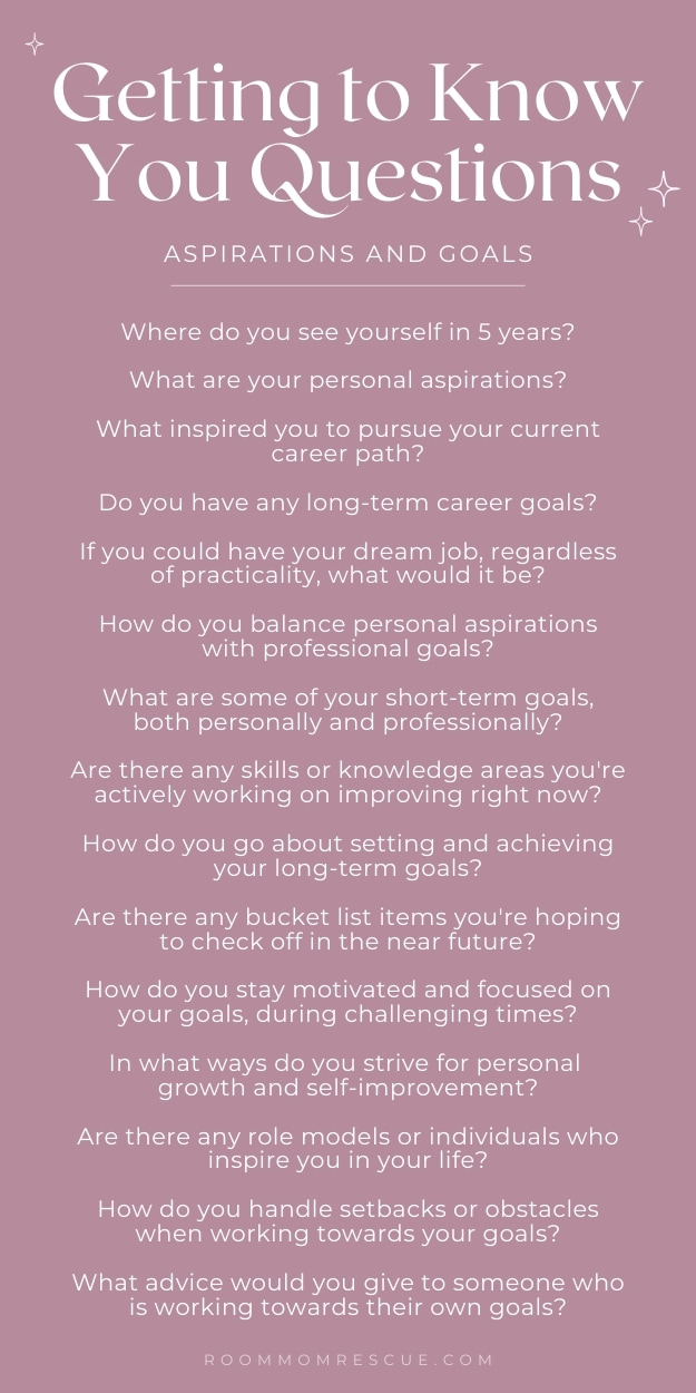 Best 400 Get to Know You Questions to Get Conversations Started | Room ...