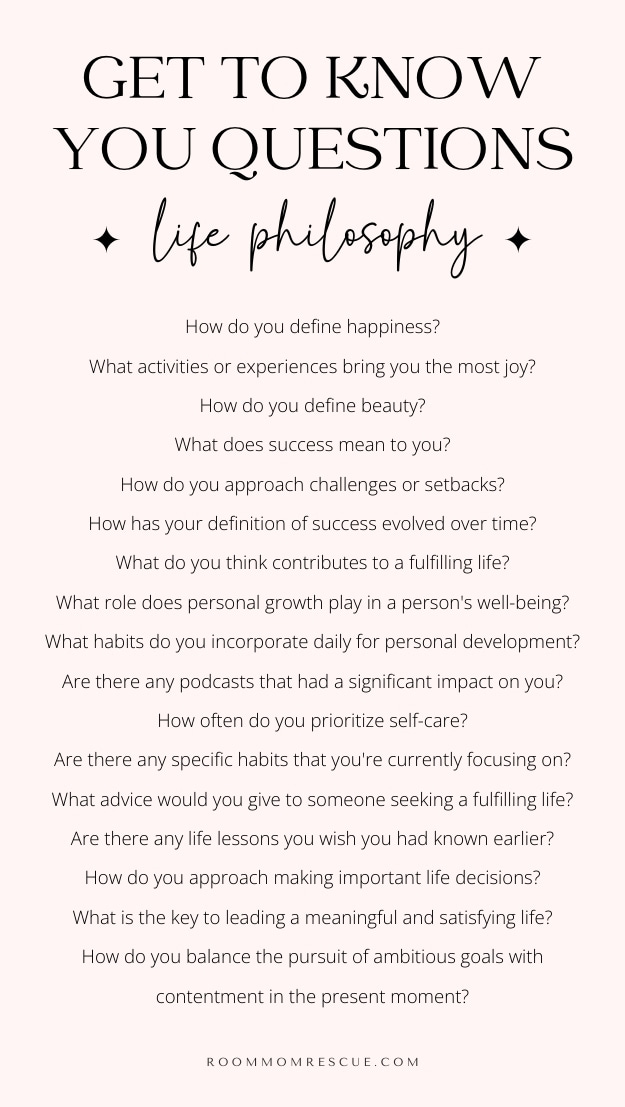 Best 400 Get to Know You Questions to Get Conversations Started | Room ...