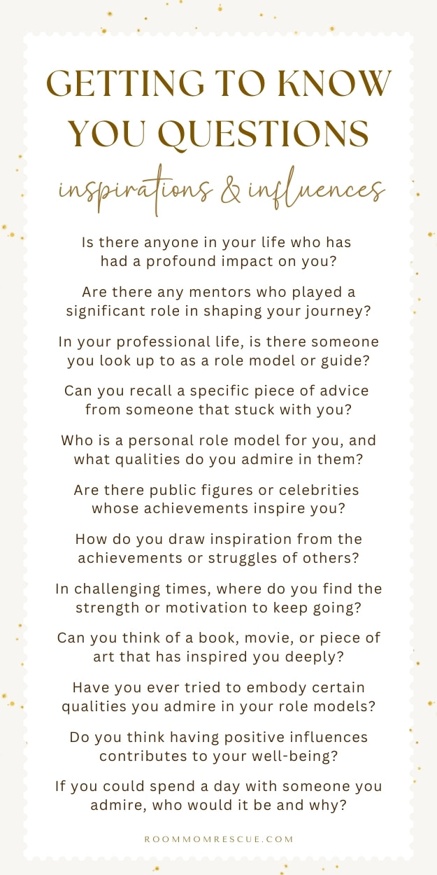 Best 400 Get to Know You Questions to Get Conversations Started | Room ...