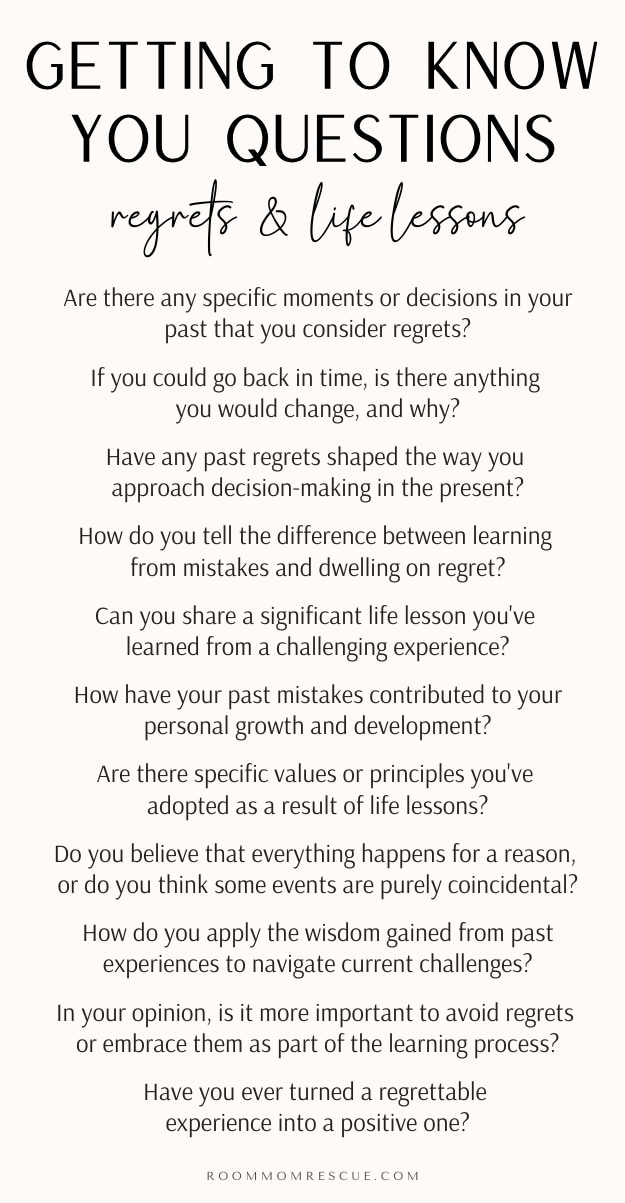 Best 400 Get to Know You Questions to Get Conversations Started | Room ...