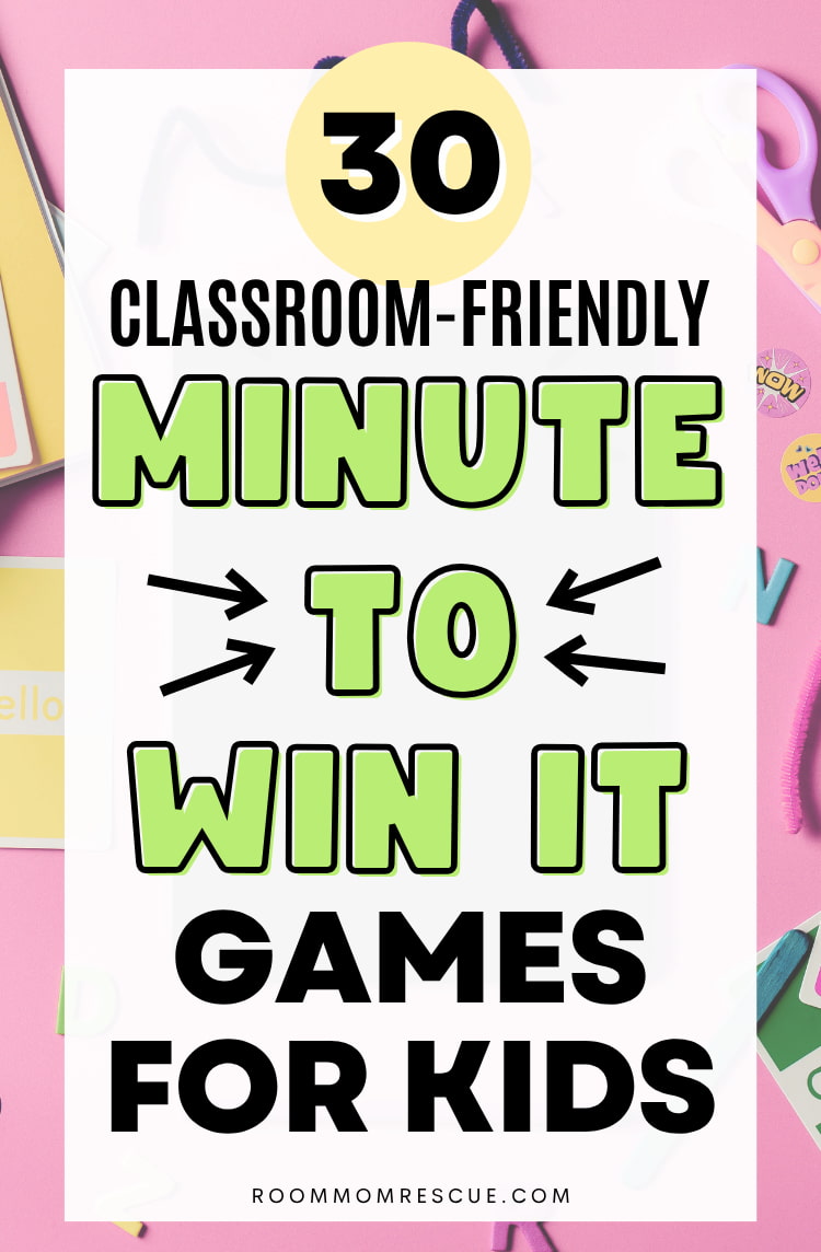 30 Fun & Exciting Minute-To-Win-It Games for Kids | Room Mom Rescue
